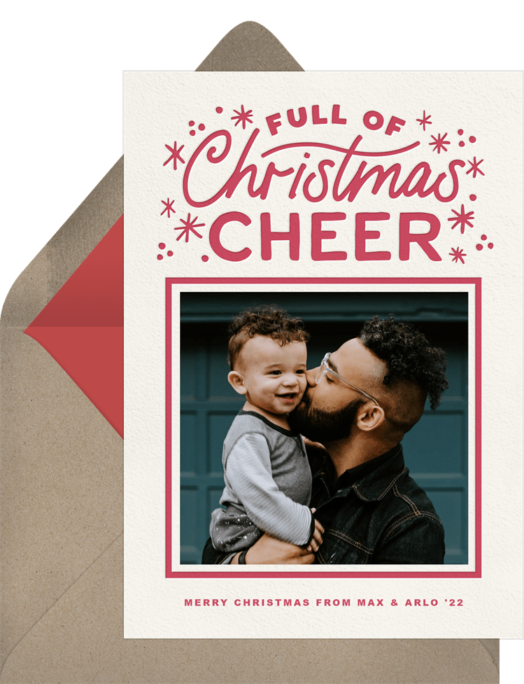 Full Of Cheer Cards | Greenvelope.com
