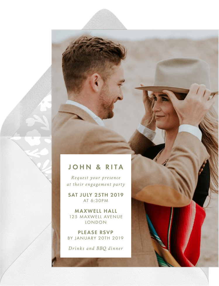 Full Photo Invitations | Greenvelope.com