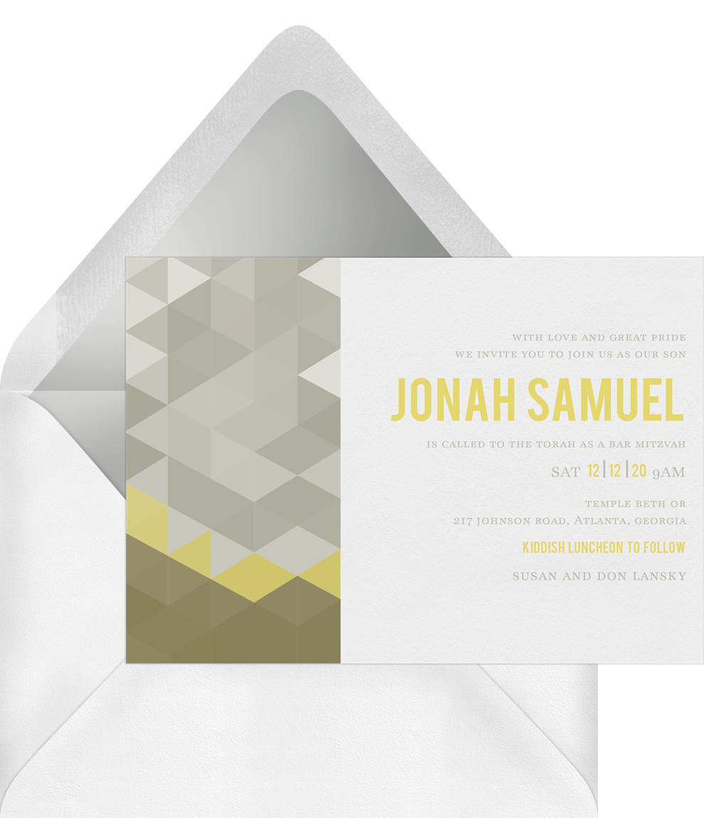 Geo Gradient Invitations in Designs | Greenvelope.com