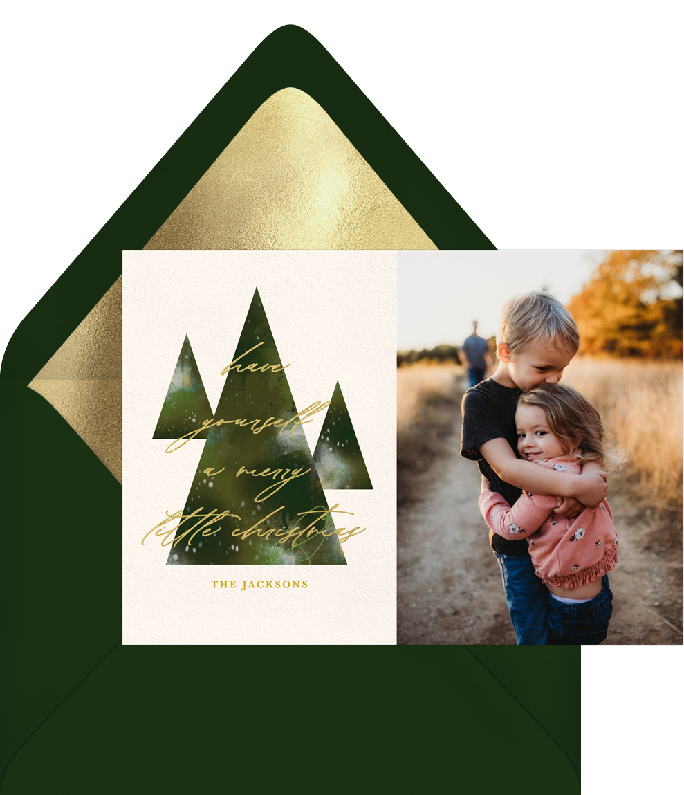 Geometric Mod Trees Cards | Greenvelope.com