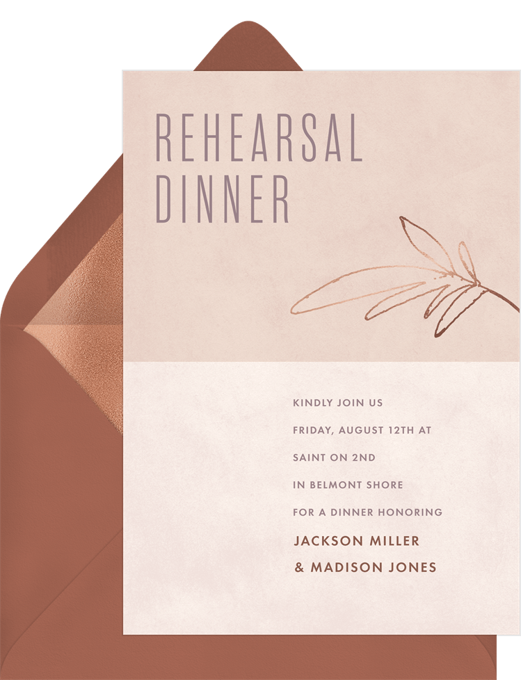 Gilded Branch Invitations | Greenvelope.com