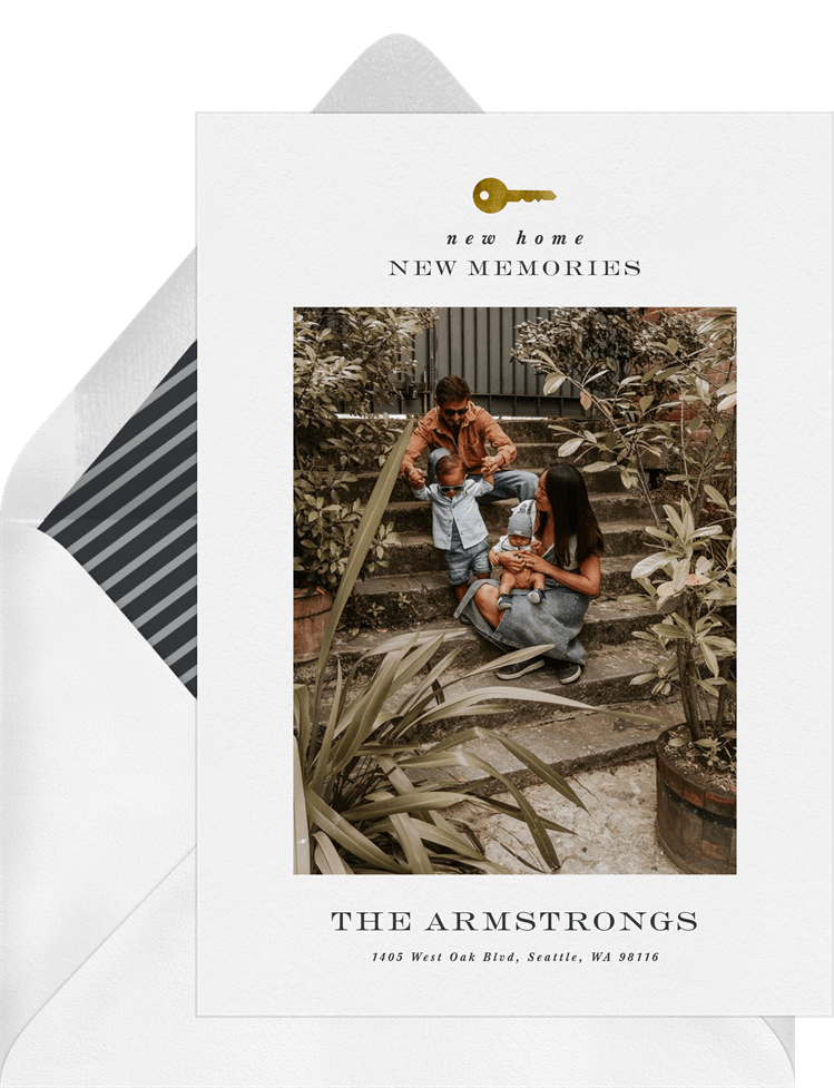 Gold Key Announcements | Greenvelope.com