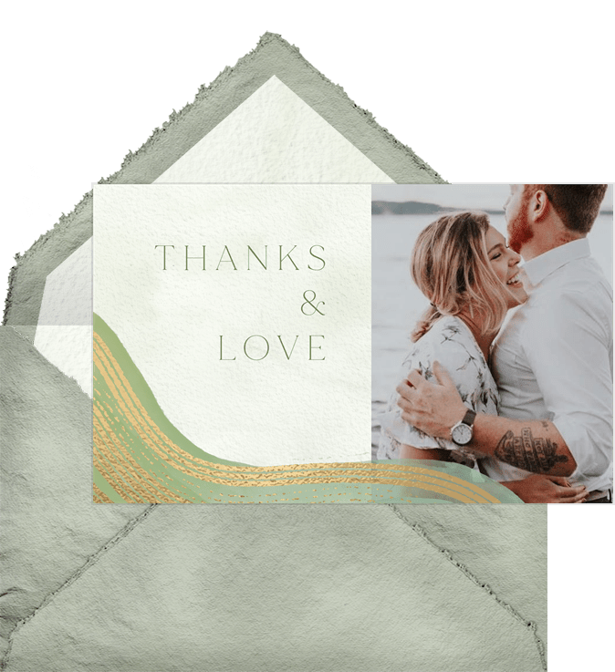 Graceful Geology Thank You Notes in Pink | Greenvelope.com