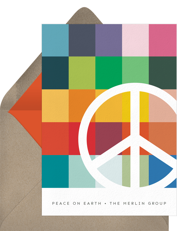 Gradient Peace Cards | Greenvelope.com