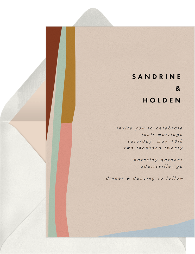 Graphic Shapes Invitations | Greenvelope.com