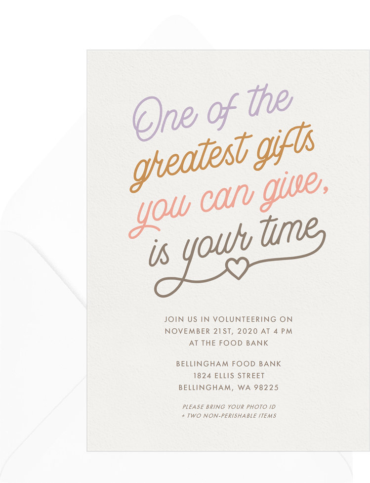 Greatest Gift Invitations | Greenvelope.com