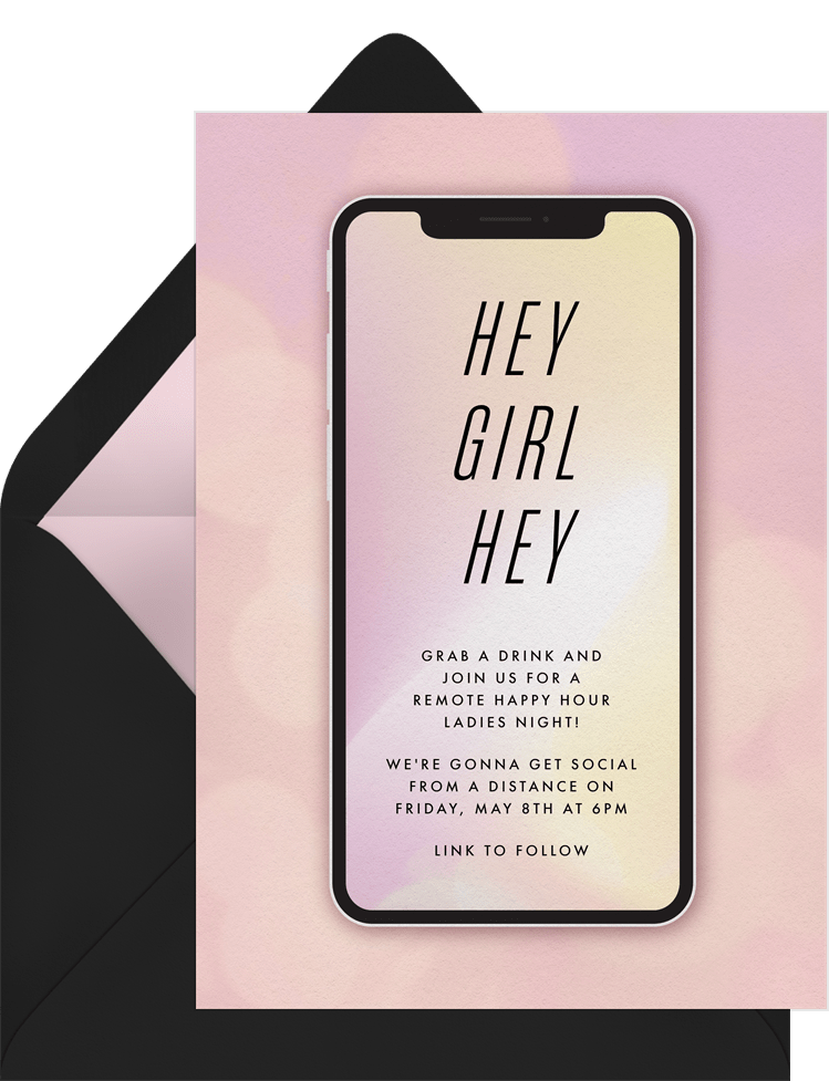 Hey Girl Hey Invitations | Greenvelope.com