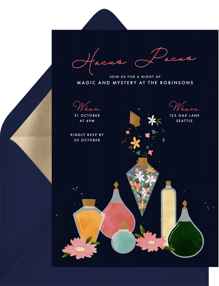 Hocus Pocus Invitations | Greenvelope.com