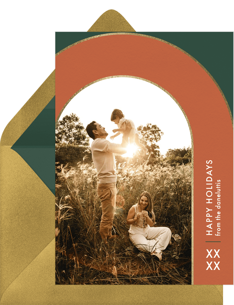 Holiday Arch Cards | Greenvelope.com