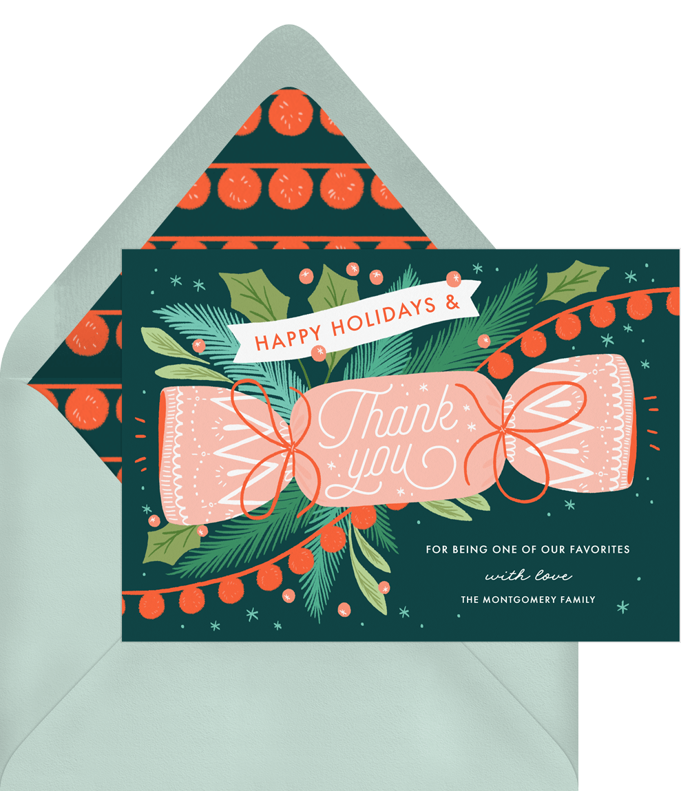 Holiday Cracker Cards | Greenvelope.com