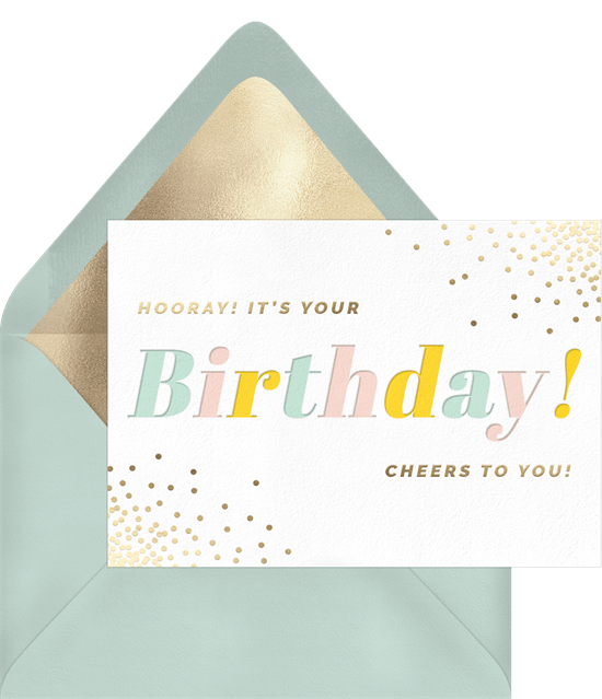Hooray Birthday Cards | Greenvelope.com