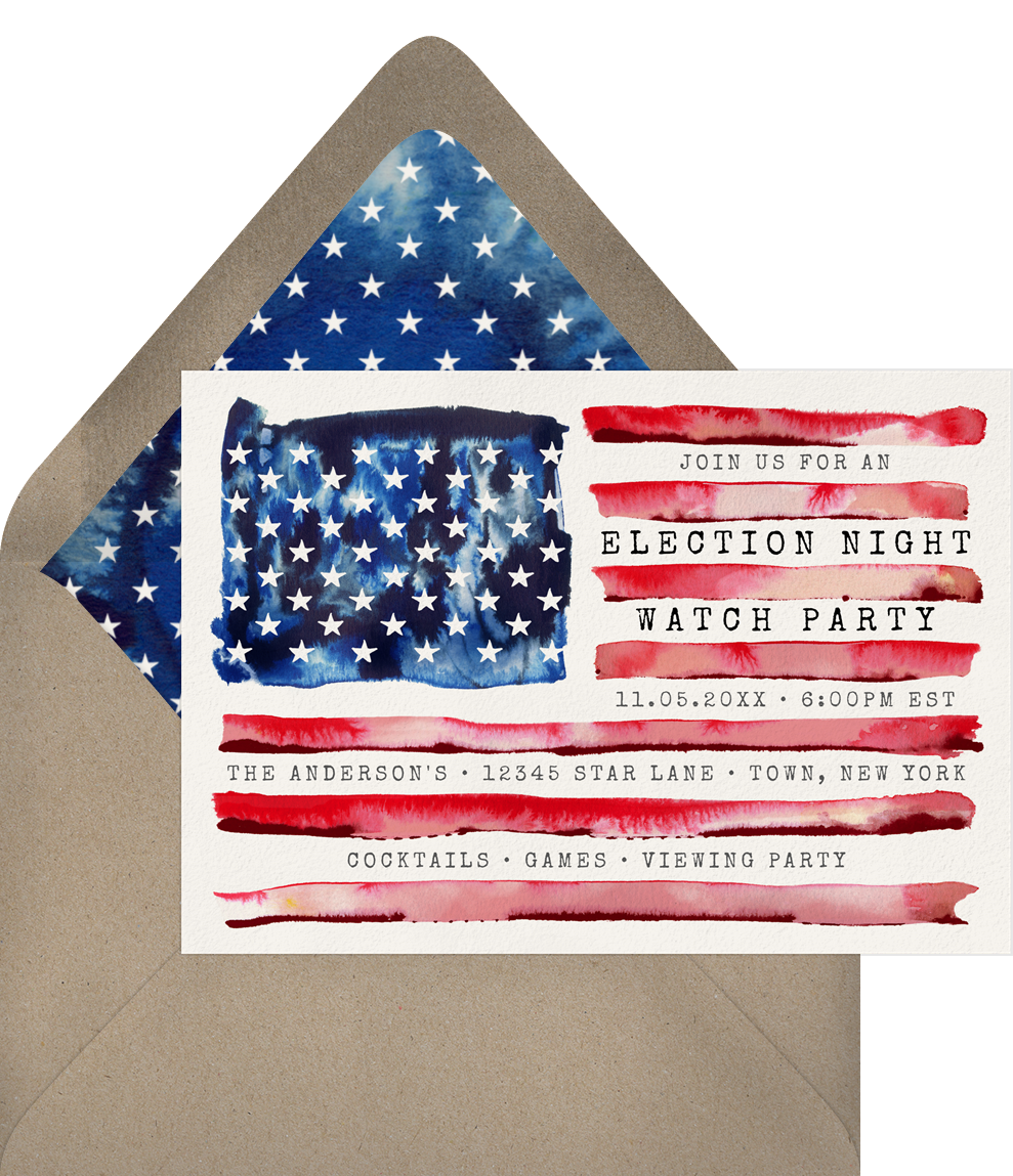 Iconic Flag Invitations | Greenvelope.com