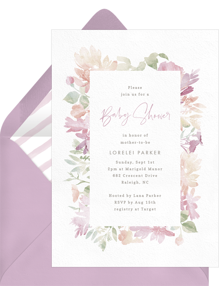 In Bloom Invitations | Greenvelope.com