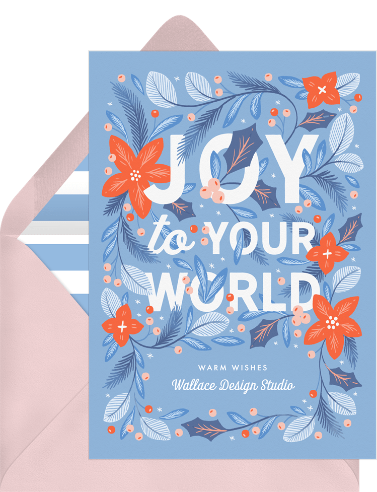 Joy To Your World Cards | Greenvelope.com