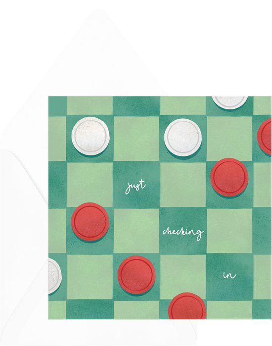 Just Checking in Cards | Greenvelope.com