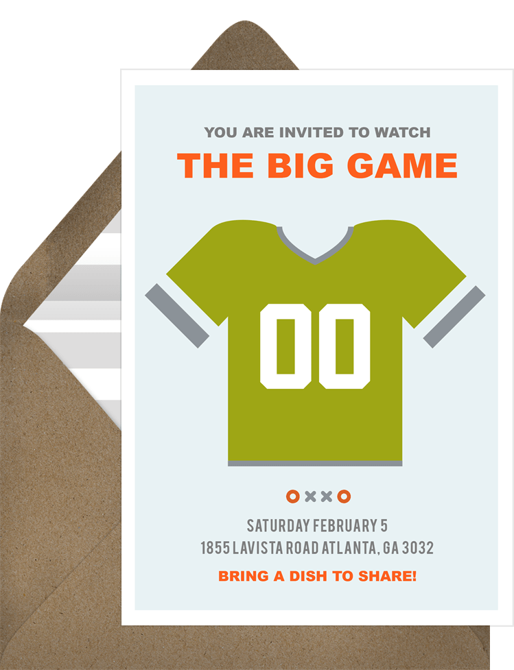 Kick Off Invitations | Greenvelope.com