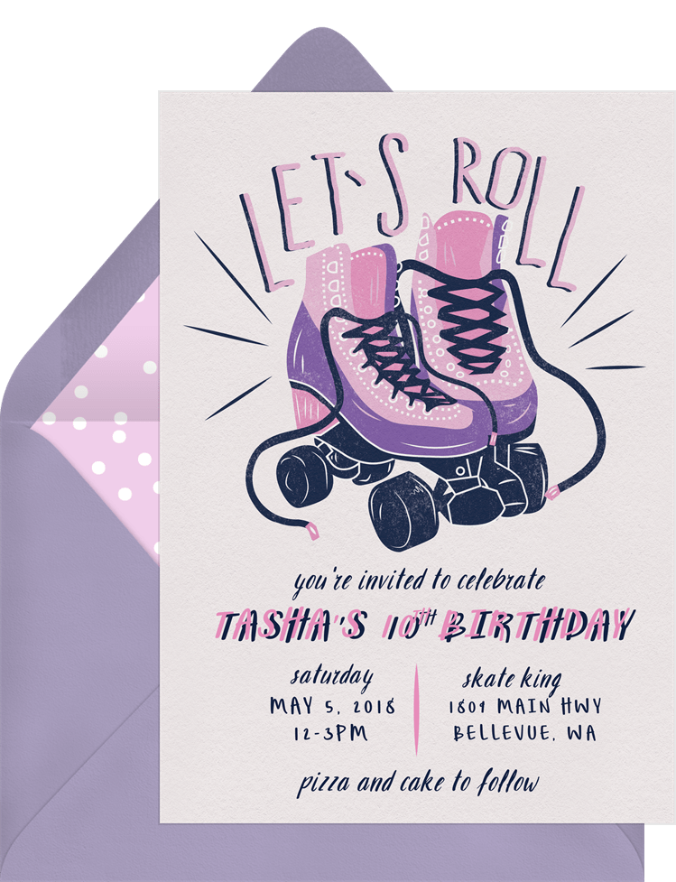 Let's Roll Invitations | Greenvelope.com
