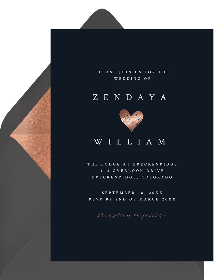 Love Heart Invitations | Greenvelope.com