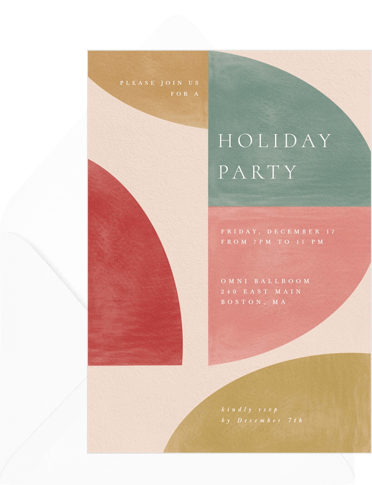 Mod Shapes Invitations | Greenvelope.com