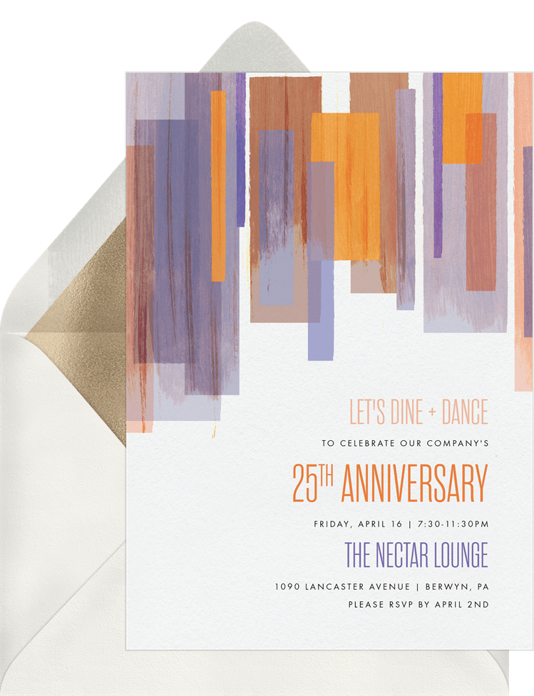 Modern Art Invitations | Greenvelope.com