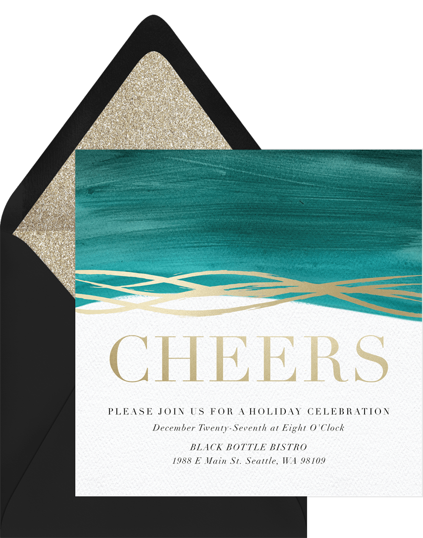 Modern Cheer Invitations | Greenvelope.com