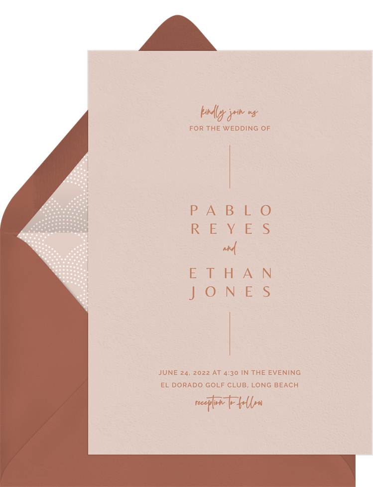 Modern Elements Invitations | Greenvelope.com