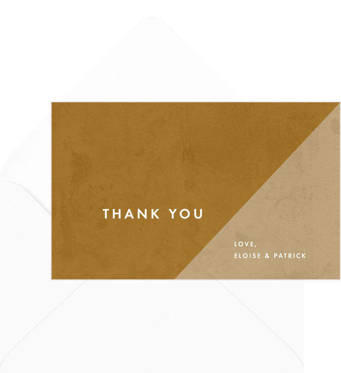 Modern Organic Thank You Notes | Greenvelope.com