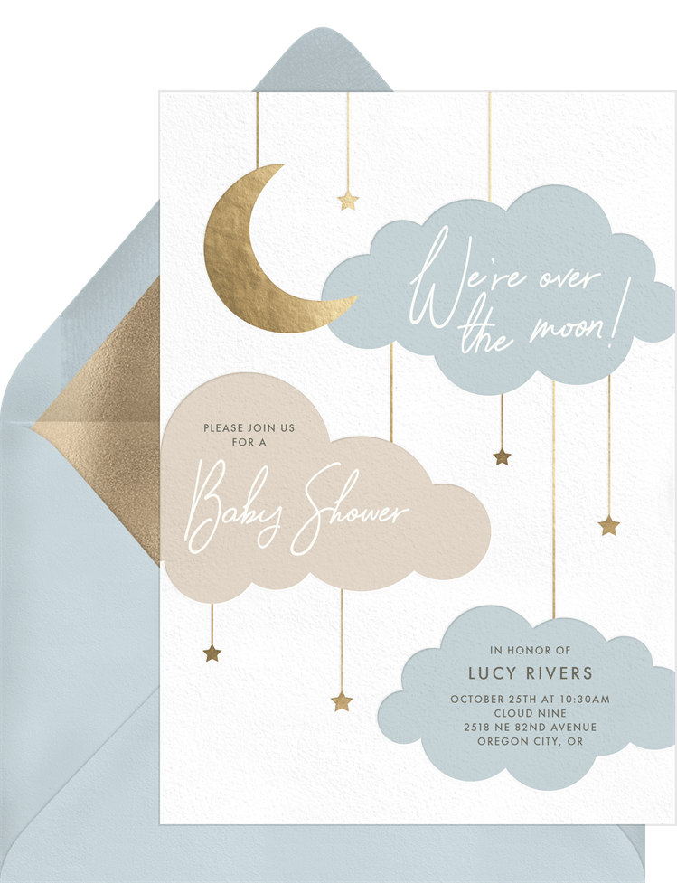 Night Sky Mobile Invitations | Greenvelope.com