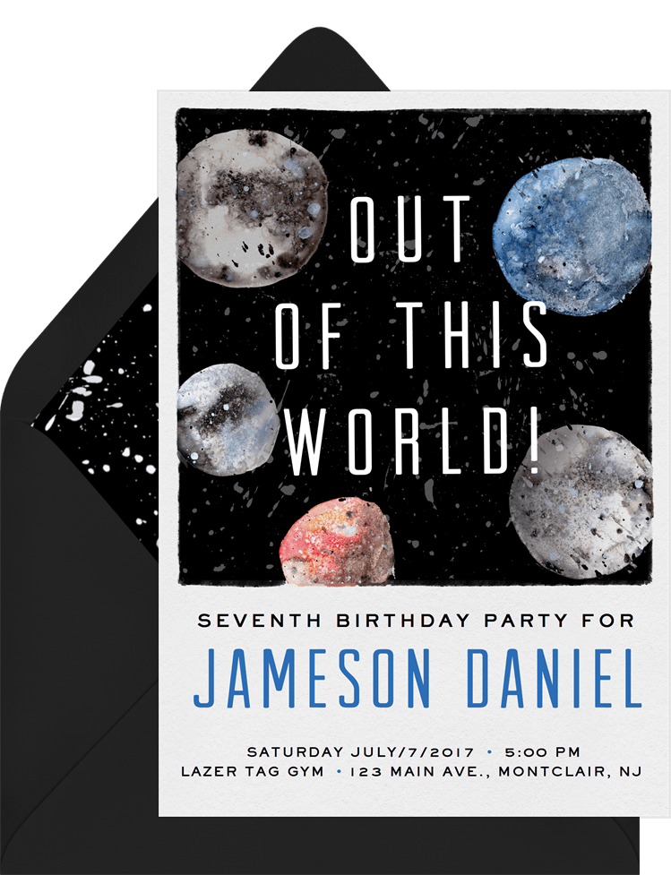 Out Of This World Invitations | Greenvelope.com