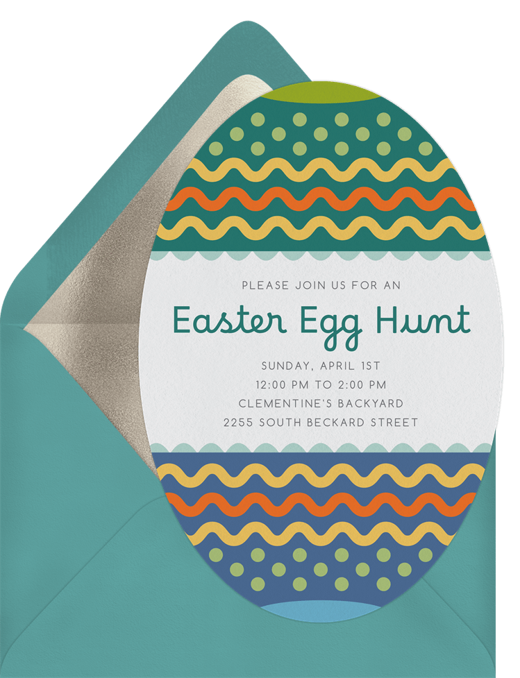 Painted Egg Invitations | Greenvelope.com