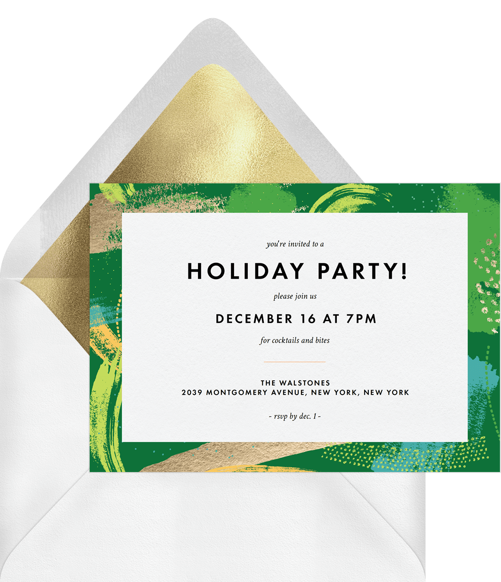 Painterly Perfection Invitations | Greenvelope.com