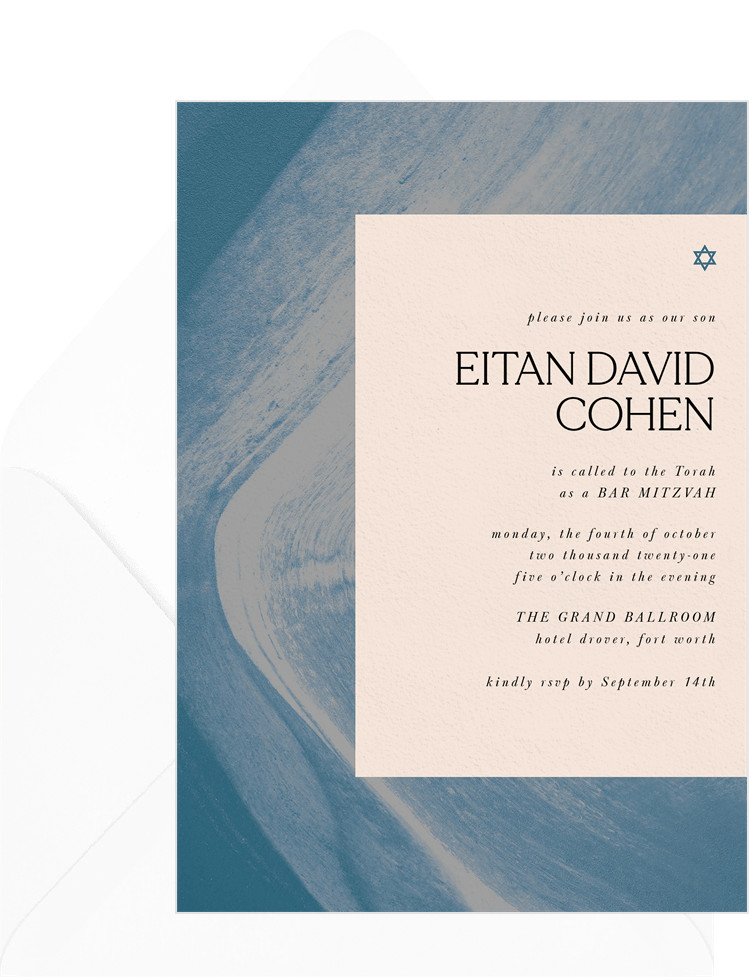 Painterly Sweep Invitations | Greenvelope.com