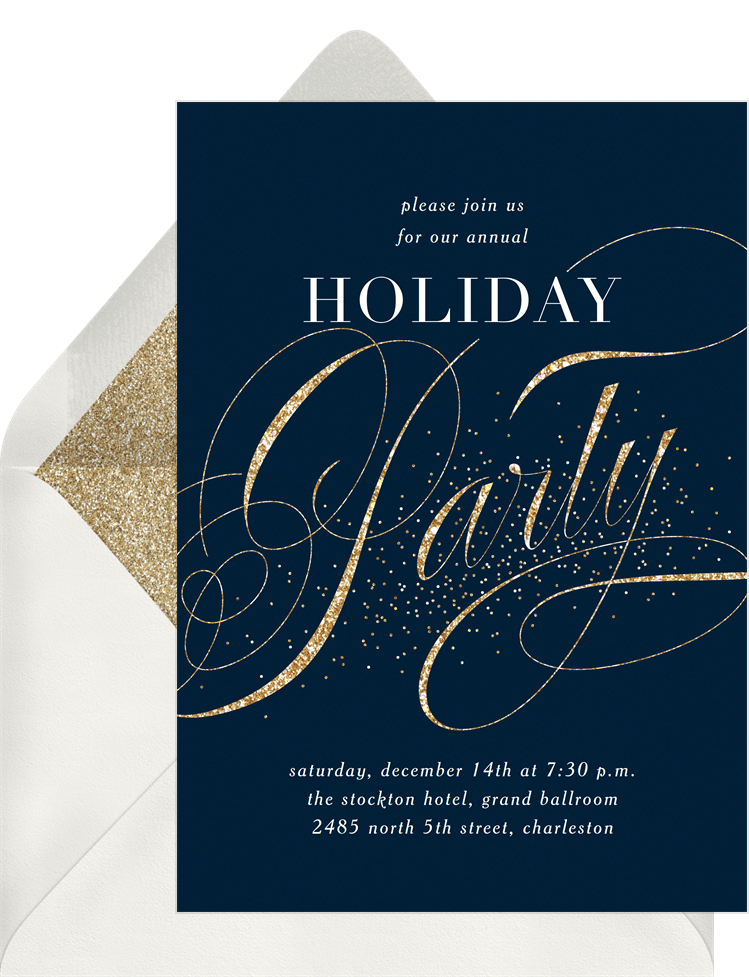 Party Sparkle Invitations | Greenvelope.com