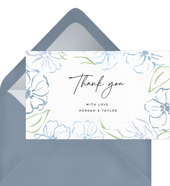 Designs Thank You Notes in Thank-You-Notes | Greenvelope.com