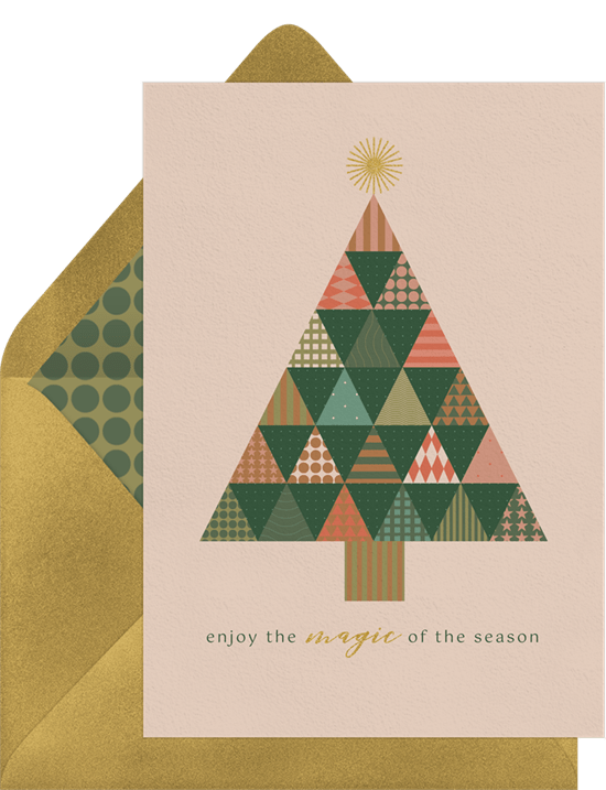 Patterned Tree Cards | Greenvelope.com