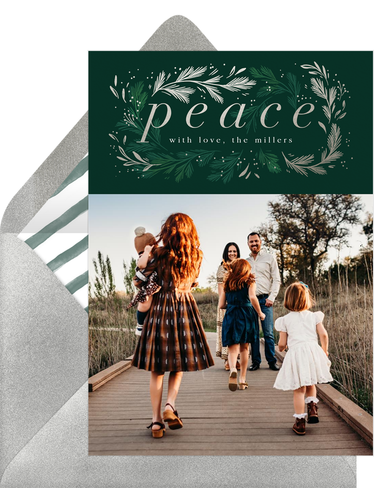 Peace And Pine Cards | Greenvelope.com