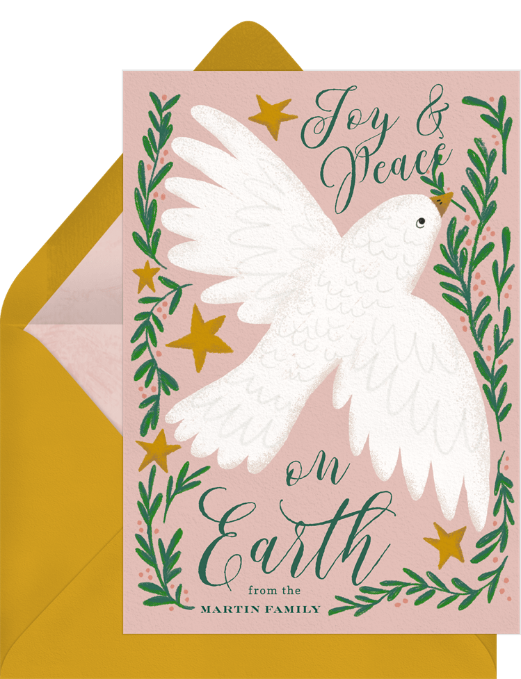 Peace On Earth Dove Christmas