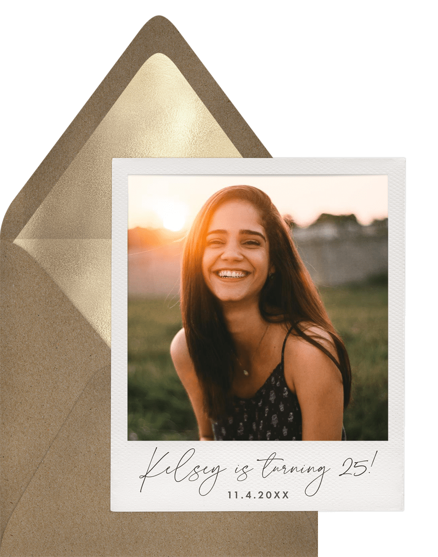 Polaroid Celebration Invitations | Greenvelope.com