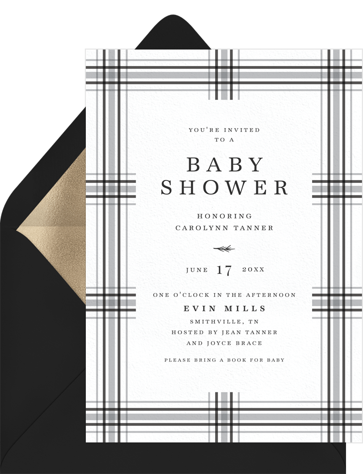 Preppy Plaid Invitations | Greenvelope.com