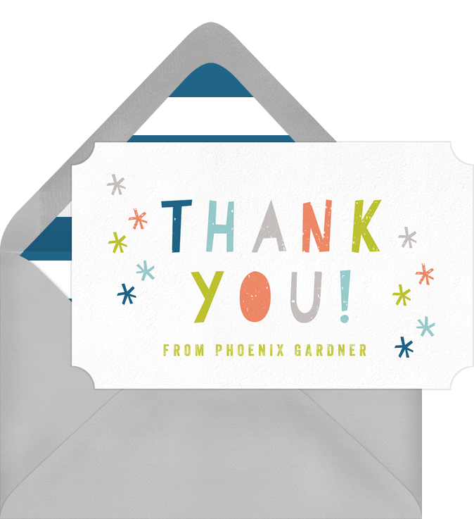 Designs Thank You Notes in Thank-You-Notes | Greenvelope.com