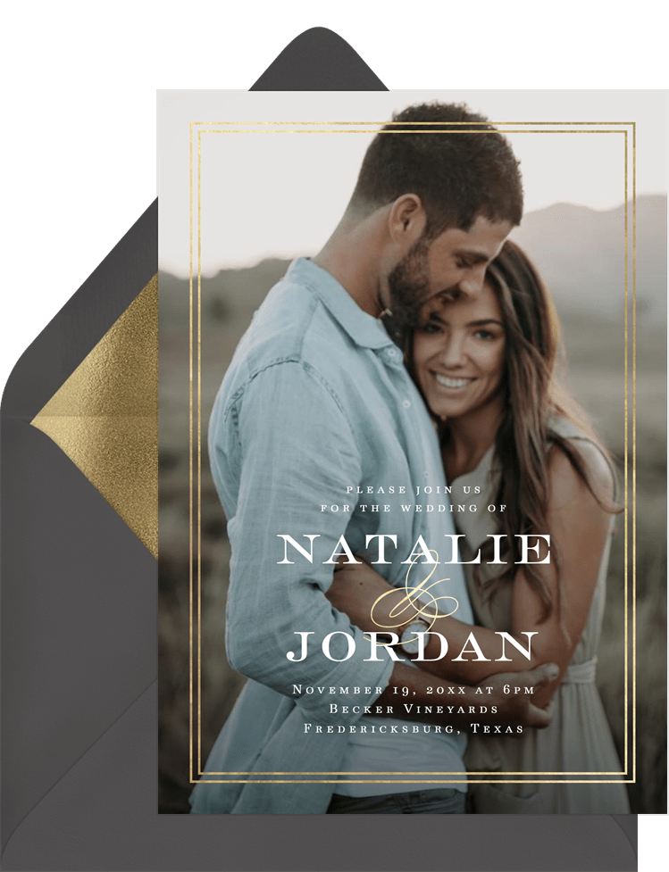 Scripted Ampersand Invitations | Greenvelope.com