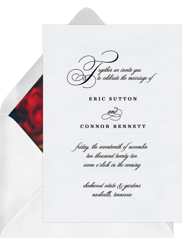 Scripted Invitations | Greenvelope.com