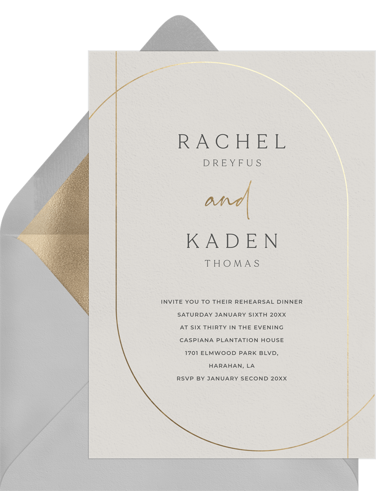 Shifted Arches Invitations | Greenvelope.com