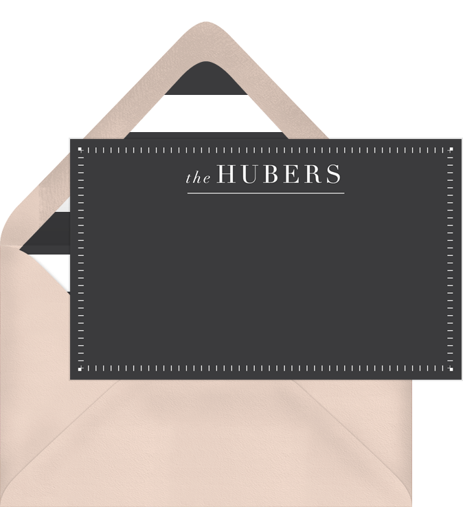 Simple Border Thank You Notes | Greenvelope.com