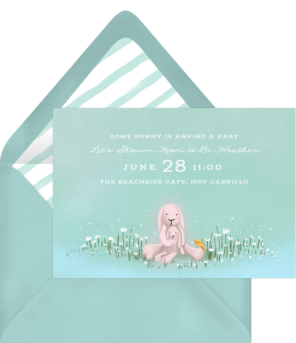 Some Bunny Invitations | Greenvelope.com