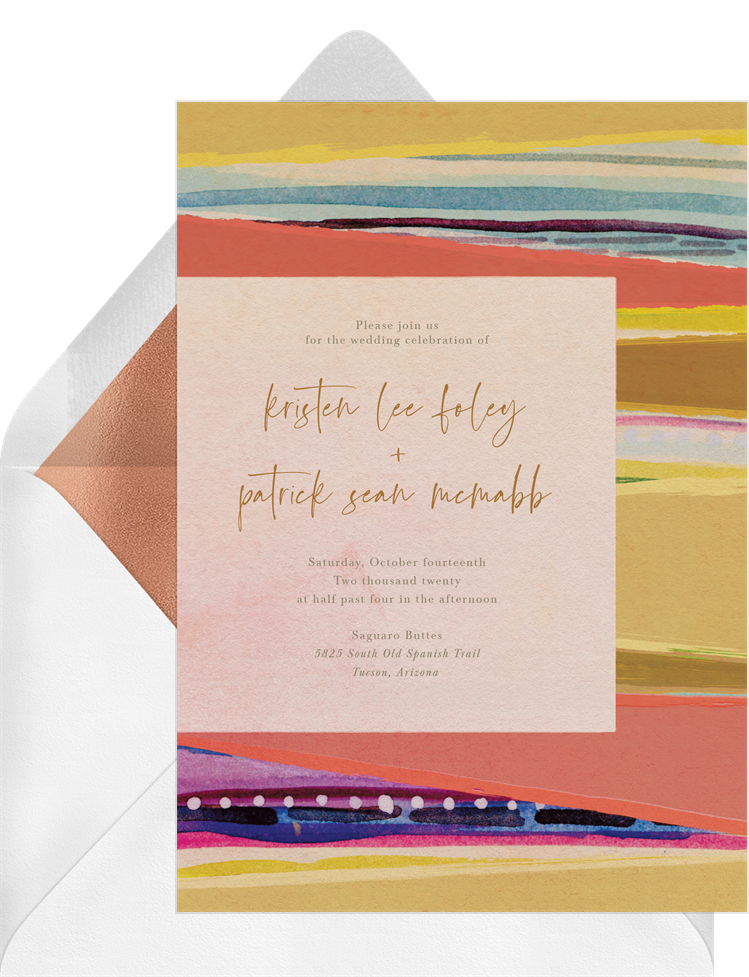 Southwest Sunset Invitations | Greenvelope.com