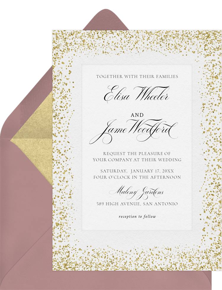Starry Border Invitations | Greenvelope.com