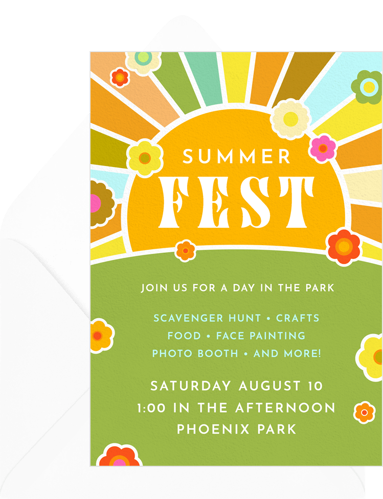 Summerfest Invitations | Greenvelope.com