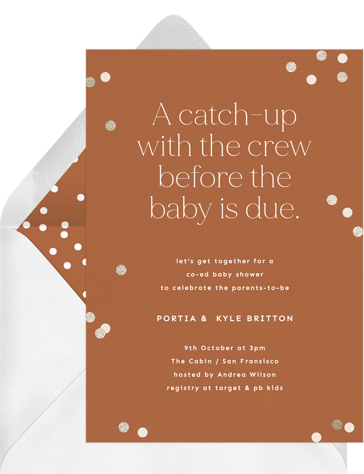 The Crew Invitations | Greenvelope.com