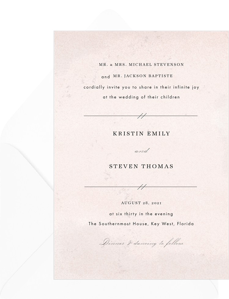 Timeless Marble Invitations | Greenvelope.com